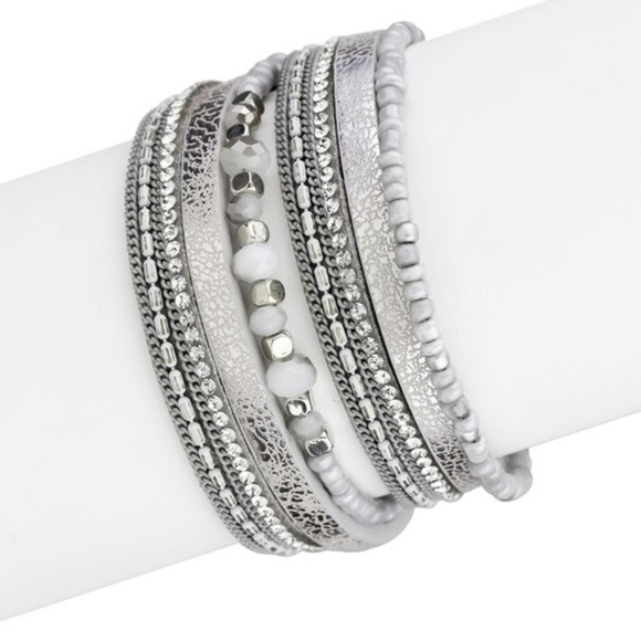 SAACHI | Jewelry | Saachi Gloria Double Wrap Bracelet | Poshmark